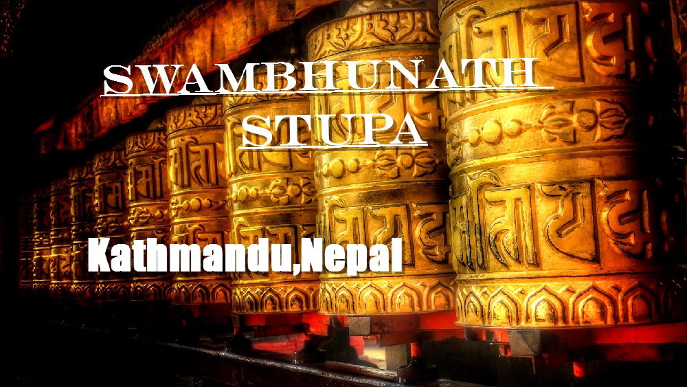 Swambhunath Stupa at Kathmandu, Nepal